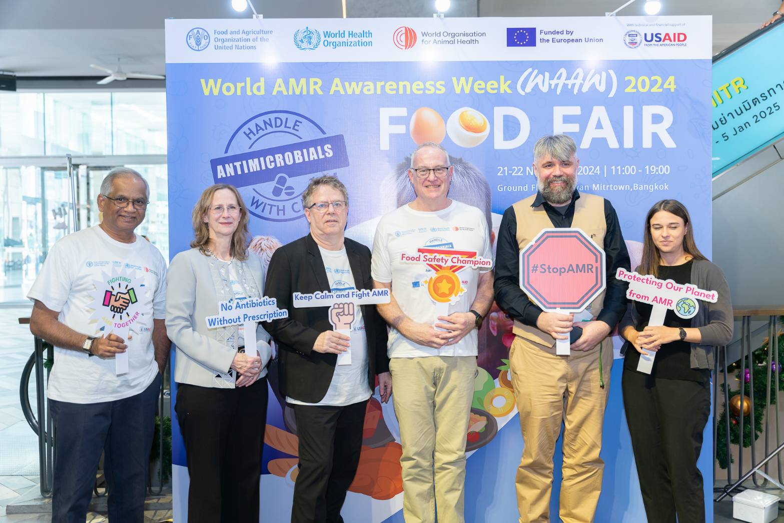 FAO ร่วมกับองค์กรพันธมิตร จัดงาน World AMR Awareness Week Food Fair ...